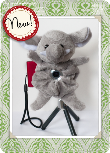 The Camera Bag: Shutter Hugger stuffed toy camera accessory for child ...