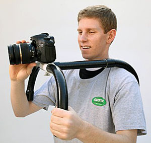 Make this HD-DSLR shoulder rig from PVC pipe yourself for less than $10 ...