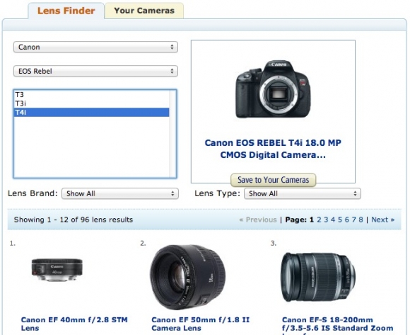 Amazon launches Lens Finder Tool to help camera buyers select ...