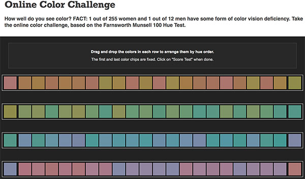 How is your color vision? Take these quizzes to find out - Imaging Resource