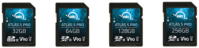 OWC announces Atlas Pro series of SD cards, CFexpress Type B cards and ...