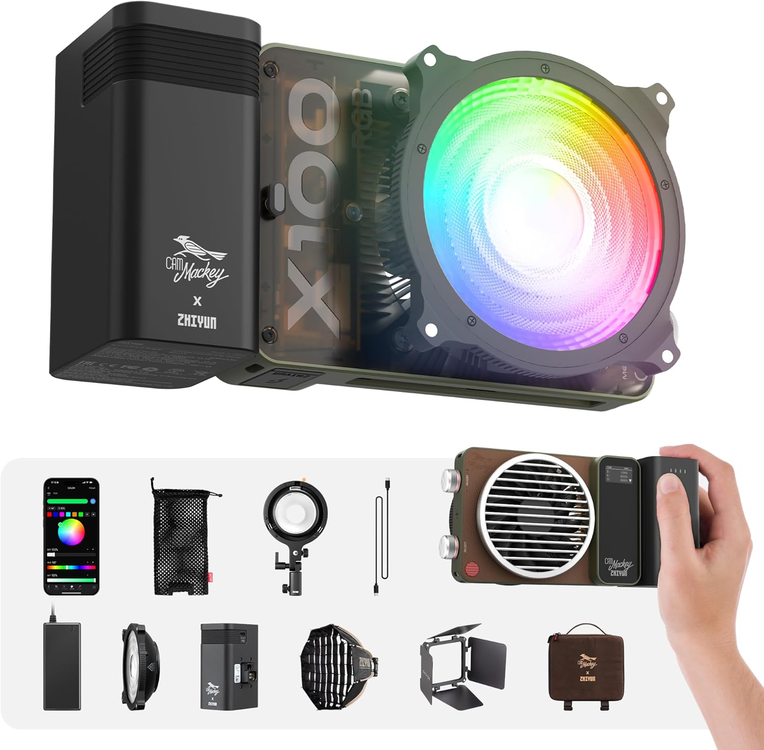 Ultra-bright Zhiyun Molus X100 RGB Pro for just $369 this Cyber Monday ...