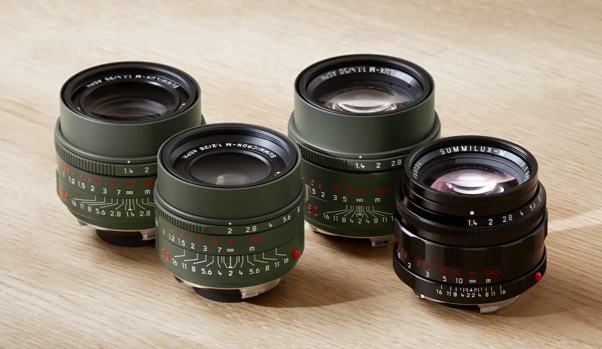 Leica Unveils New Safari Green Lens Trio and a Rare Glossy Black 50mm ...